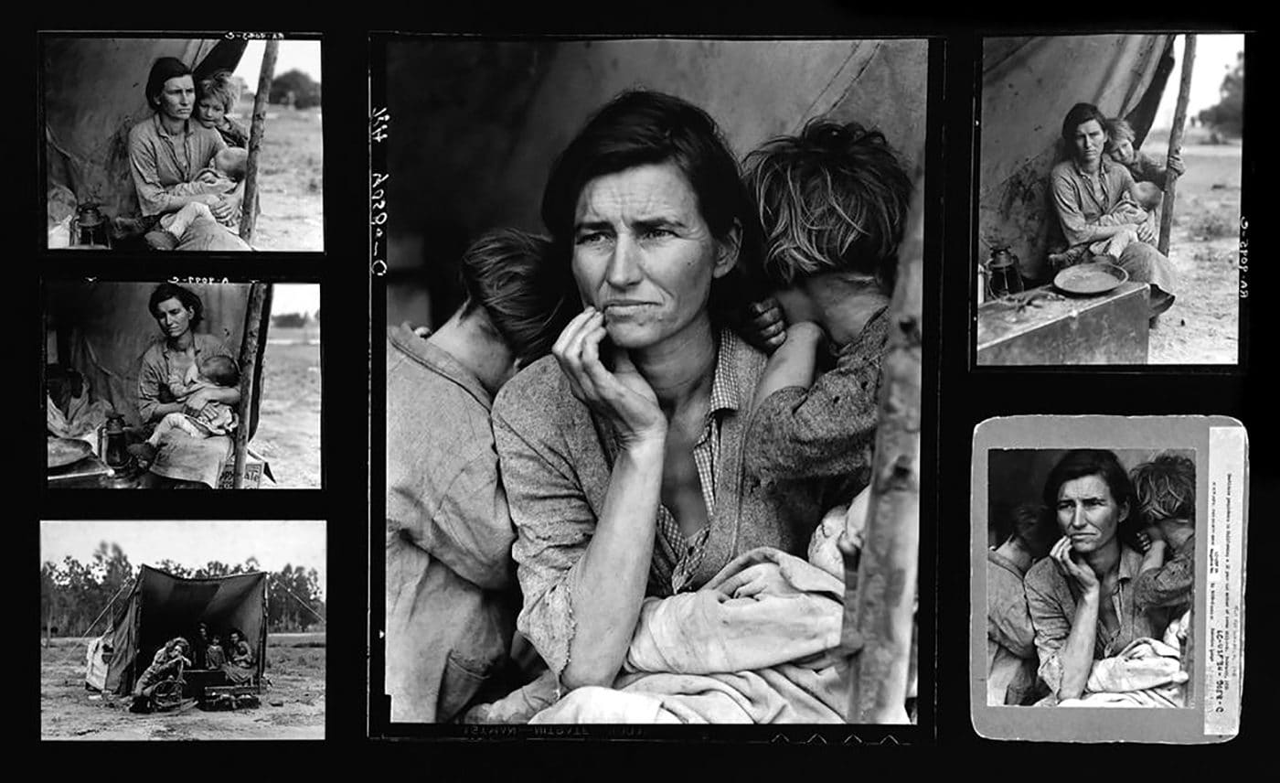 La mythique « Migrant Mother » et la photographe… | Or Norme